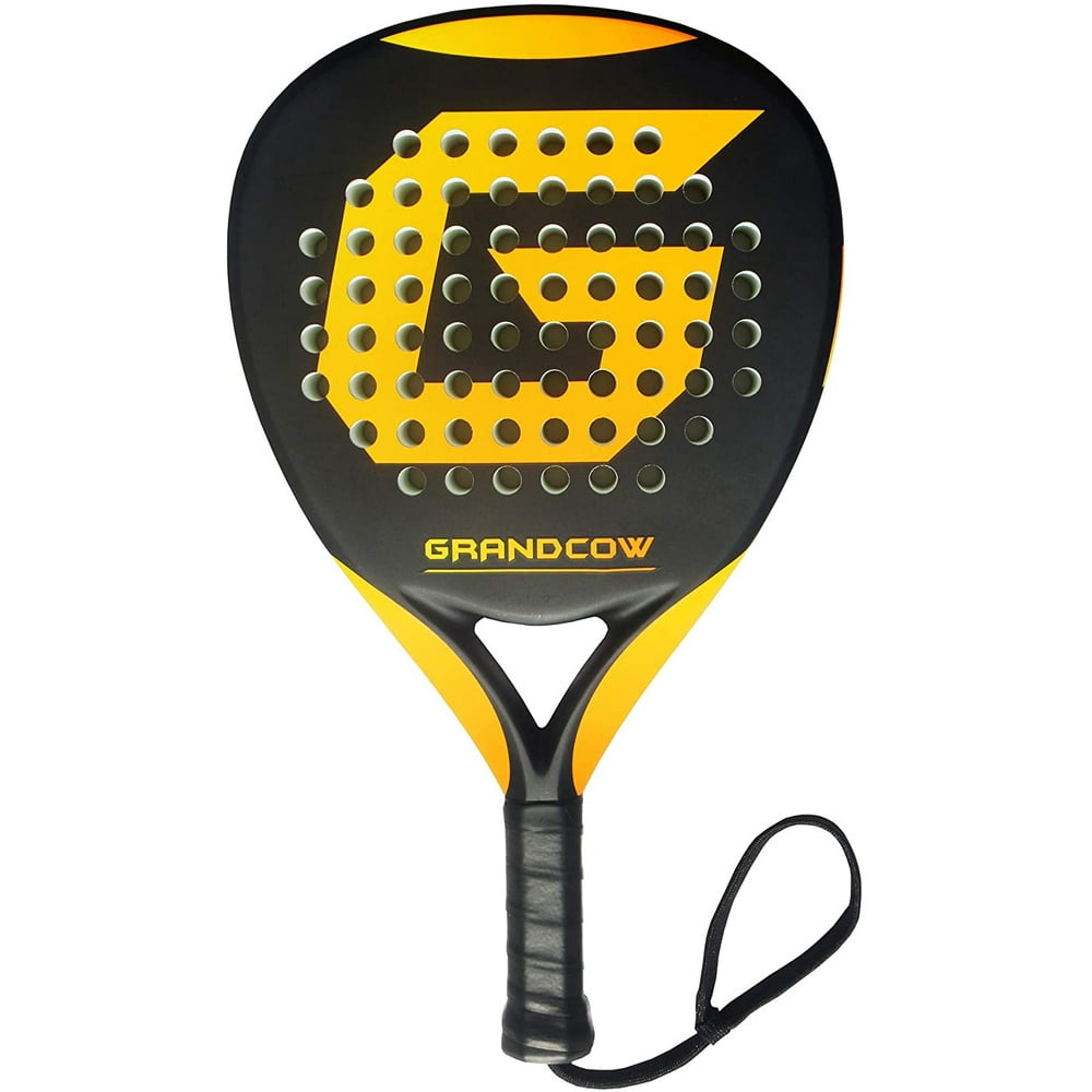 Pop Tennis Paddle Carbon Fiber with EVA Memory Flex Foam Beach Tennis ...