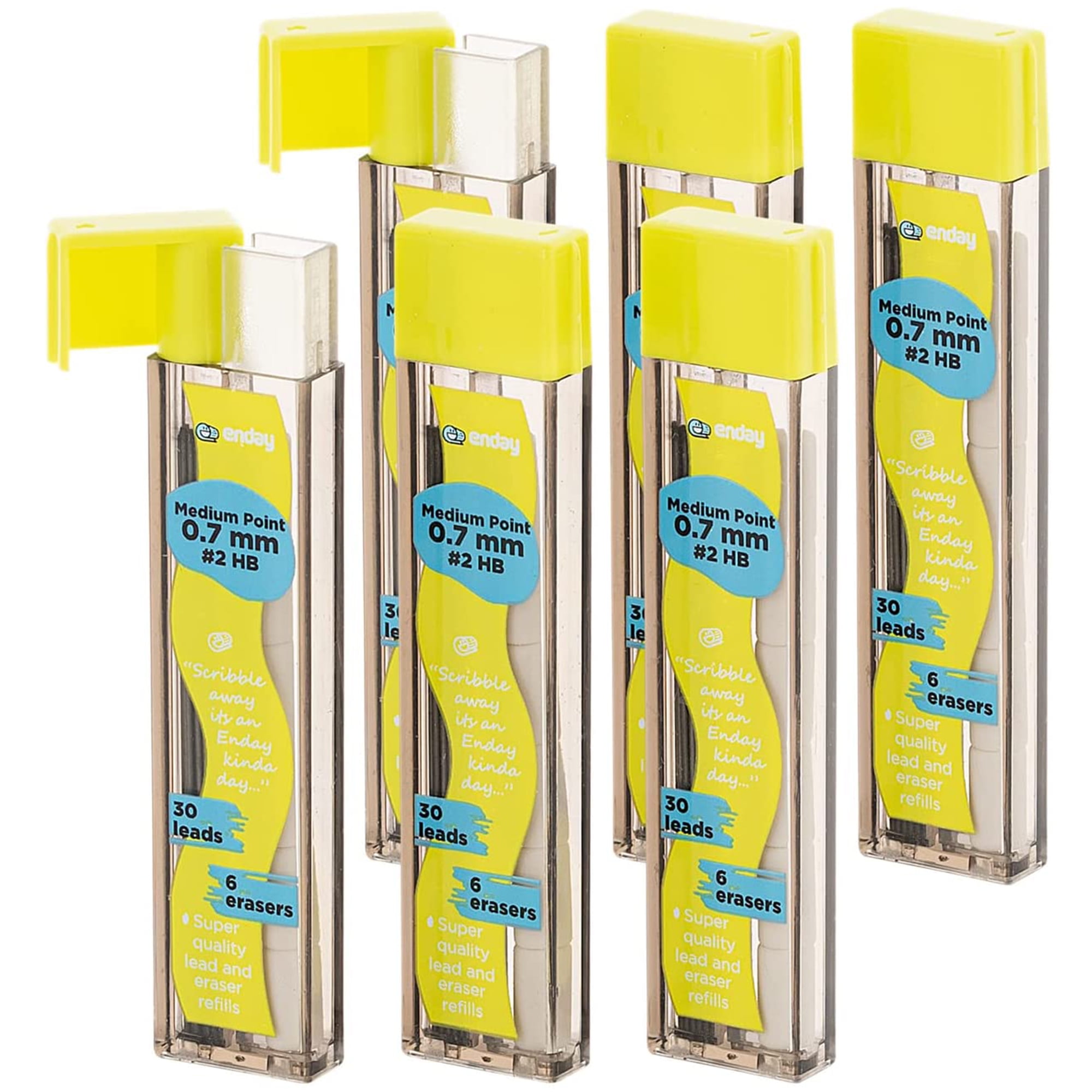 Enday 0.7mm Lead Refill with Erasers for Mechanical Pencils Quality ...