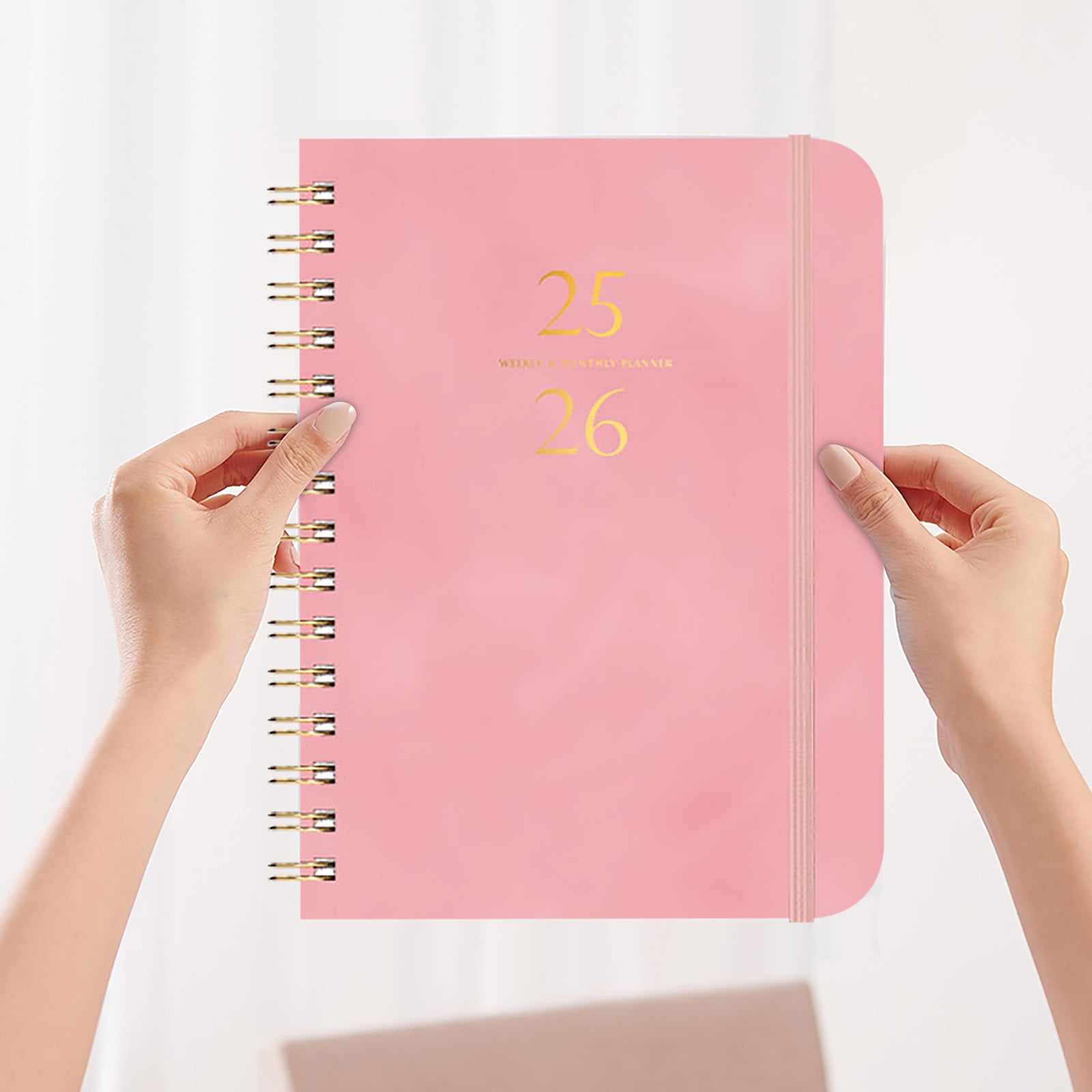 Dpityserensio 2025 Schedule Book A5 Plan Book Coil Book Leather Strap ...