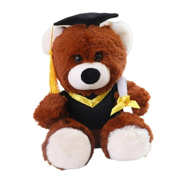 Regalo de oso búho de graduación con minivestido y gorro, decoración ...