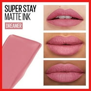 Labial líquido Maybelline SuperStay matte ink 340 exhilarator 5 ml ...