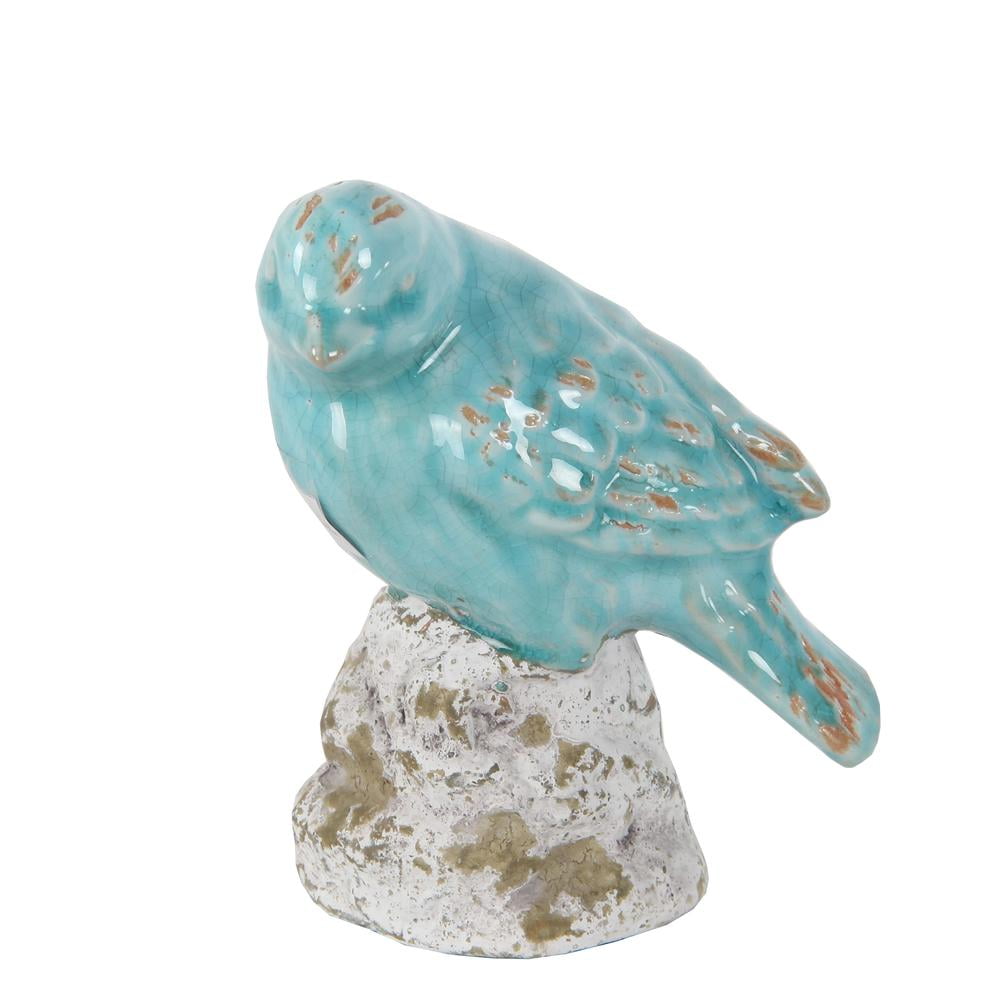 Privilege Traditional Blue Ceramic Bird 20332 - Walmart.com