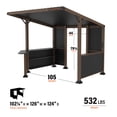 Blackstone 10' x 10' Outdoor Bar and Griddle/Grill Pavilion Grill ...