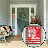 Pet Alert Safety Fire Rescue Sticker - Dog Warning, Save Our Pets ...