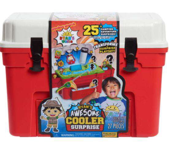 Ryan's World Awesome Cooler Surprise Mystery Set (25+ Camping Adventure ...