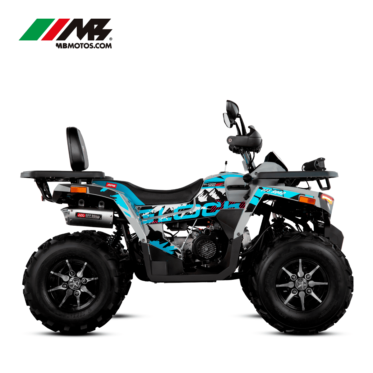 Cuatrimoto ATV MB Motos Glock 200cc Azul 2026 | Walmart en línea