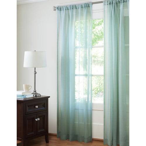 Canopy Semi-Sheer Open-Weave Drapery Panels, Set of 2 - Walmart.com