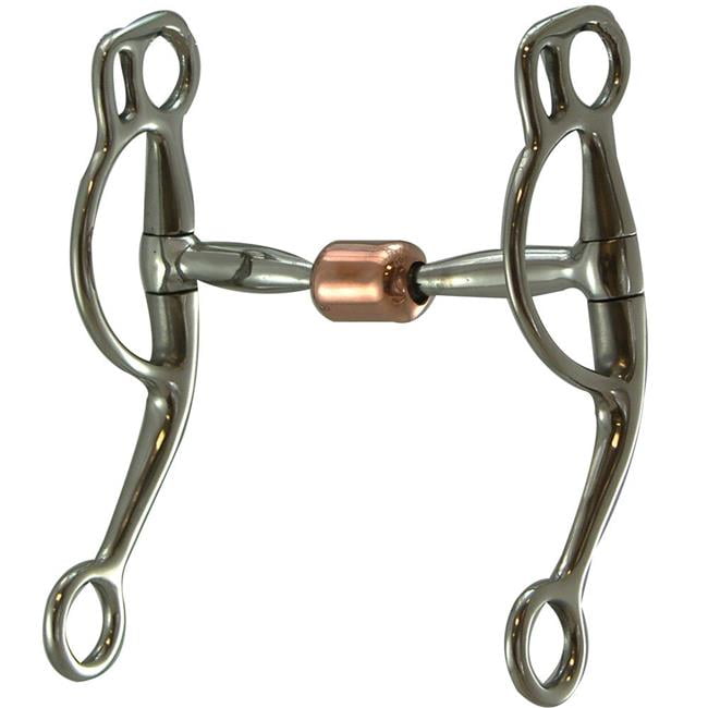 Coronet 240401 5 in. Training Double Rein Jointed Mouth with Copper ...