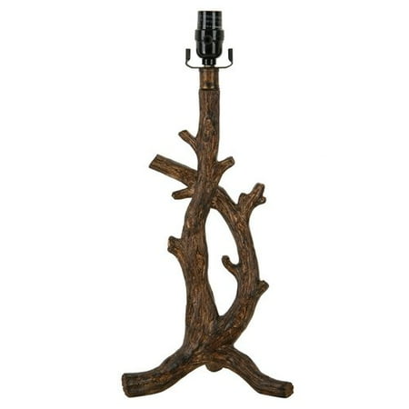 Better Homes & Gardens Resin Branch Accent Lamp Base, Bronze Finish ...