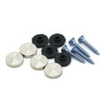16Pcs Chrome Electroplated Mirror Screw Cap Threaded Display Screw Cap ...