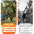 26FT Reach Tree Trimmer, Manual Pole Saw with 5-20FT Extension Pole ...