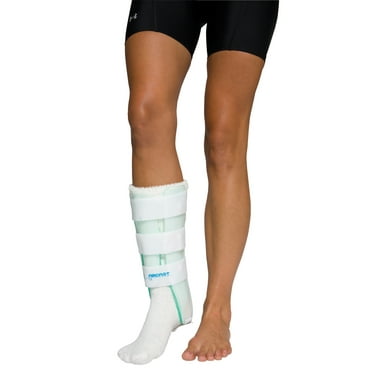 Air Stirrup Leg Brace with Anterior Panel, medium, right - Walmart.com