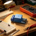 5V/12V 1 Channel Relays with Optocoupler Isolation Housing 10A Rating ...