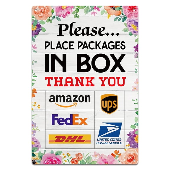 Delivery Sign for Outdoor Use - Please Deliver All Packages to Front ...