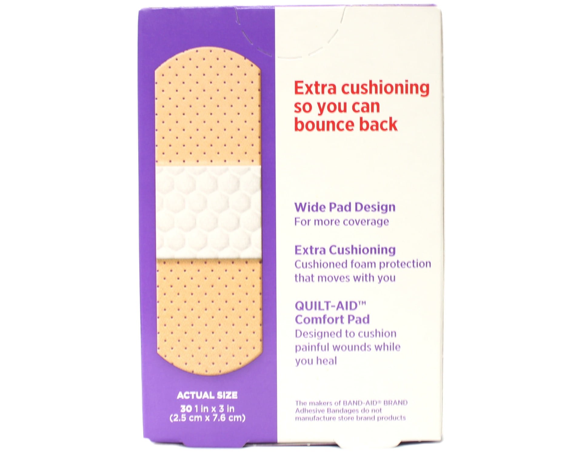 BAND-AID Bandages Sport Strip Extra Wide 30 Each