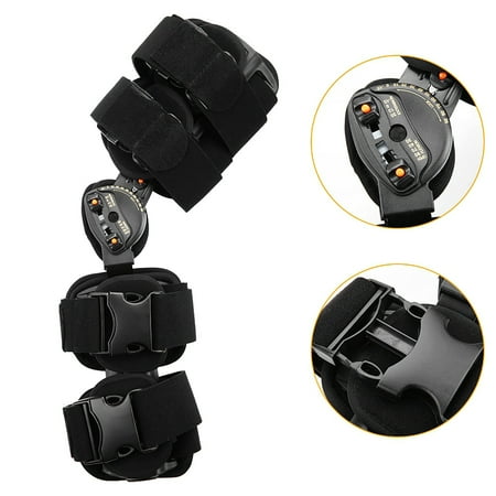 Knee Brace, Durable Knee Splint Support, Black Soft 5-Hole For Knee ...