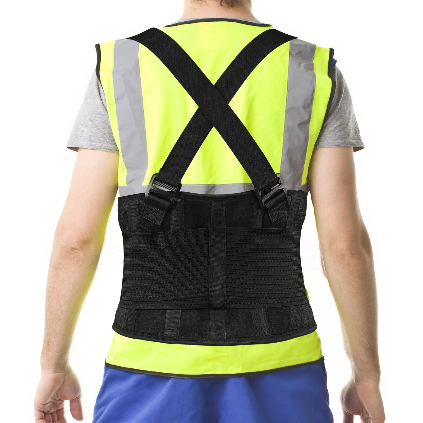 Faja lumbar TEKOMVO para el trabajo - Cinturón de soporte lumbar para ...
