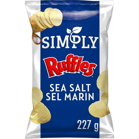 Simply RUFFLES Sea Salt Potato Chips | Walmart Canada