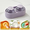 Silicone Round Ice Hockey Molds Tray Ice Ball Maker Box DIY Bar Party ...