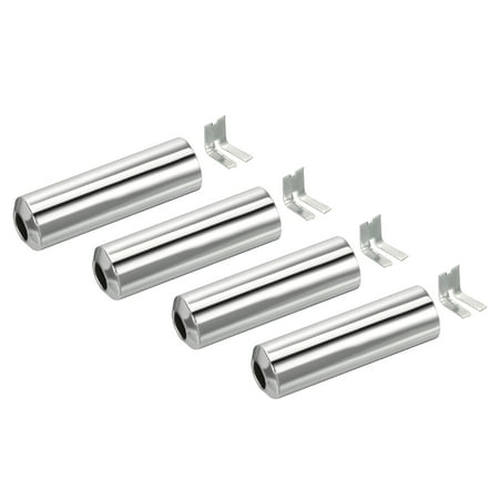 Uxcell Pull Cord End, Blind Cord Bead, Lamp Zipper Pull Ends Silver ...