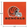Cincinnati Bengals Paper Napkins - 48 Count - Party Supplies - Walmart.com