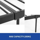 Mecor Metal Bed Frame Platform With Headboard Footboard 10 Legs ...