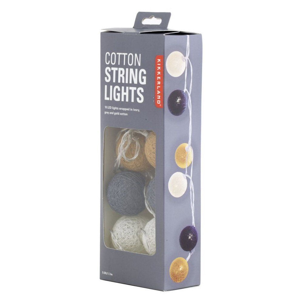 Cotton Wrapped Lights
