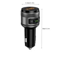 Car FM Transmitter, Wireless Bluetooth 5.1 Radio Adapter Car Kit with ...