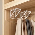 XIBUFE 6-Pack Heavy-Duty Adhesive Shelf Brackets, Large Size Double Row ...
