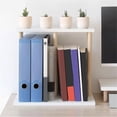 Bookcase Multifunctional Desktop Bookshelf Document Rack Artificial ...