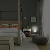 GE CoverLite LED Plug-In Night Light, Cornucopia Design, Brushed Nickel ...