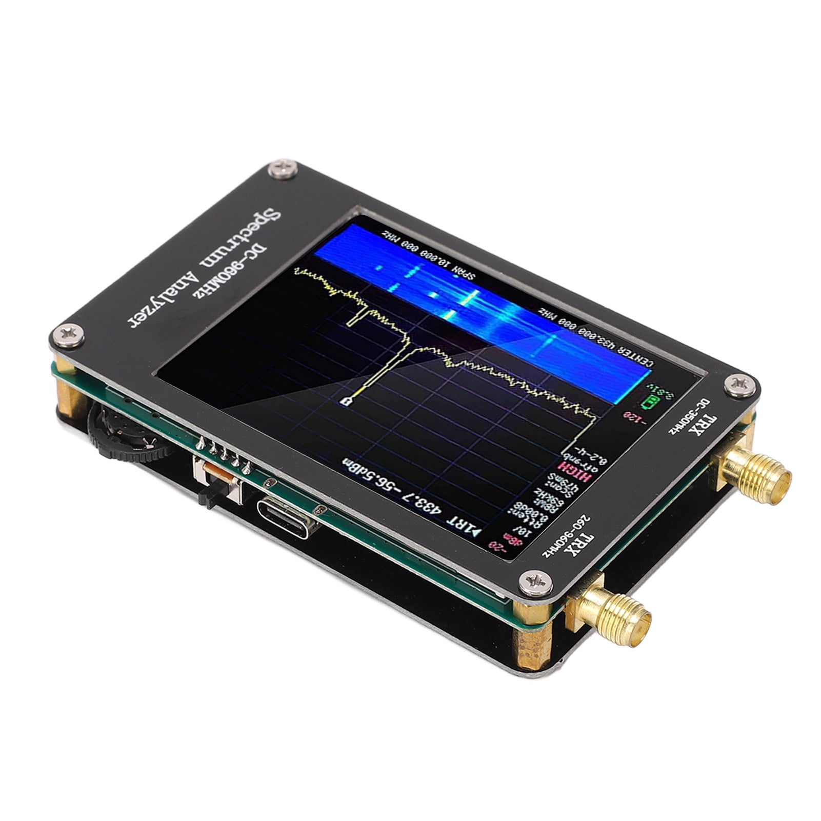 MF HF VHF Spectrum Analyzer Dual Input Automatic Self Test Spectrum ...