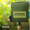 Fozlock Outdoor Hose Bibb Faucet Lock and Insulator, Green - Walmart.com