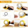 2 PCS 2 Inch Packing Tape Gun with Ergonomic Grip Heavy Duty Sealing ...