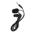Yajisi High-Sensitivity Black 3.5mm External Lavalier Microphone Clip ...