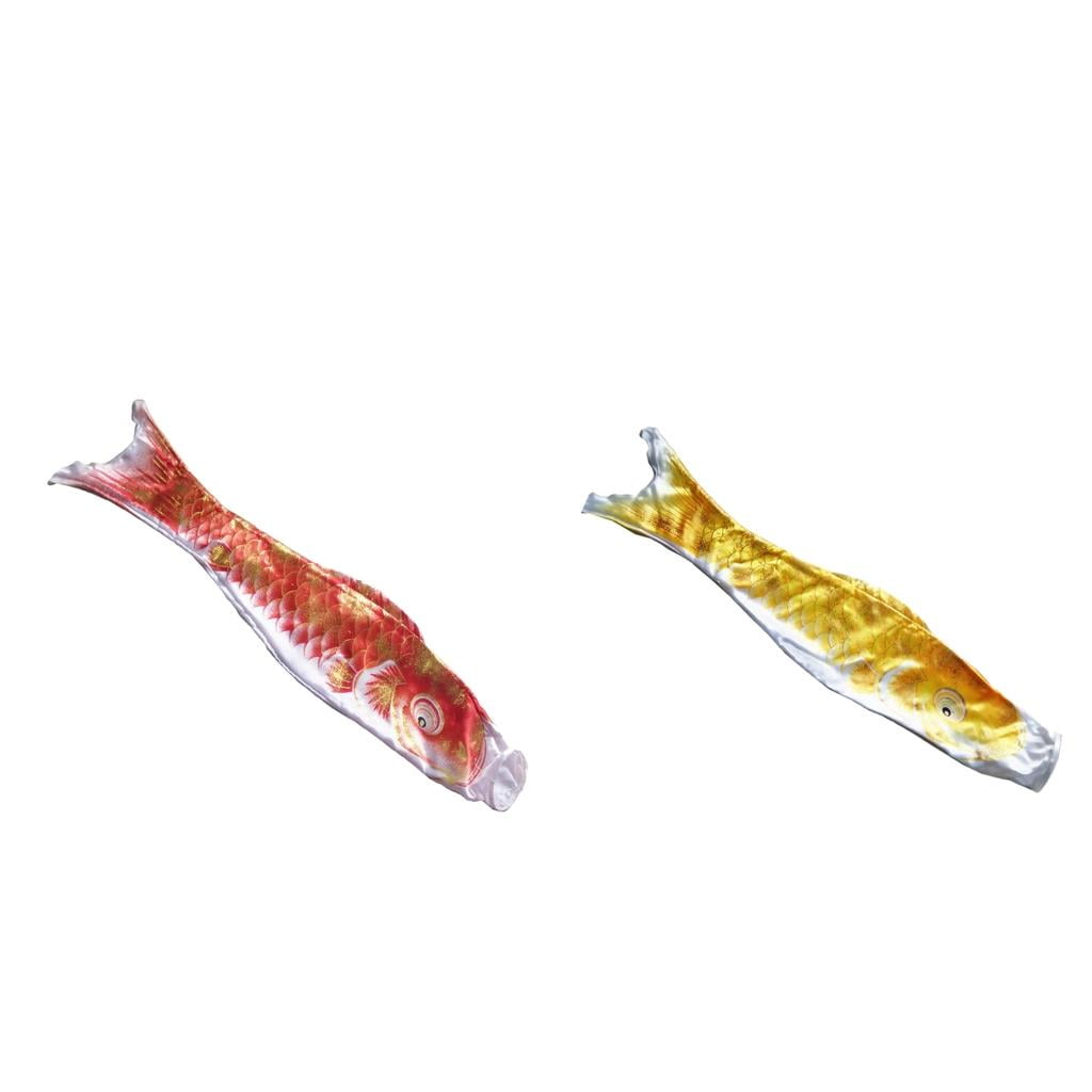 2pcs Traditional Windsock Japan Koi Hanging Streamer for Children's Day ...