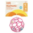Bright Starts Oball Rattle Easy-Grasp Toy - Pink - Walmart.com