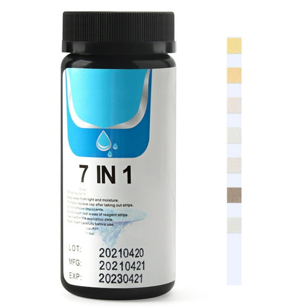 Acid Alkaline Paper Testing Strips, PH Test Strips 7 in 1 for Aquarium ...