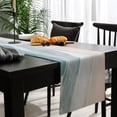 Beach Blue Table Runner 120 Inches Long - Gradient Ocean Waves Seashore ...