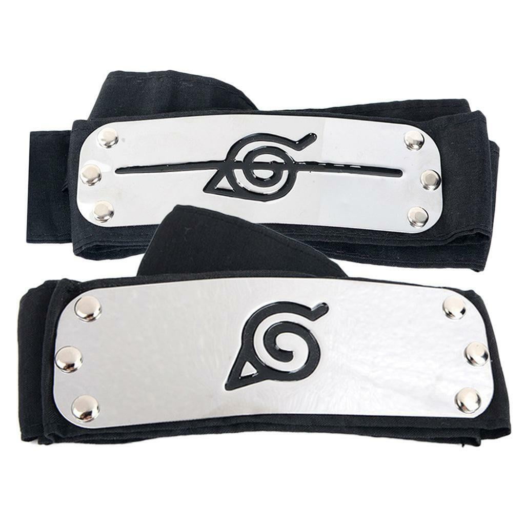 Buy 2PC Naruto Sasuke Uchiha and Itachi Brother Headband Kakashi Leaf ...