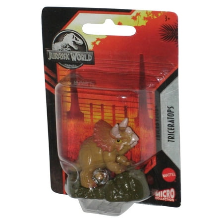 Jurassic World Triceratops (2020) Mattel Micro Collection Mini Figure ...
