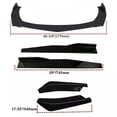 Booming up Front Bumper Lip Spoiler Splitter Side Skirt For Hyundai ...
