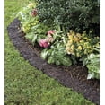 Permanent Mulch Recycled Rubber Border - 10 Feet Long x 4.5 Inches Wide ...