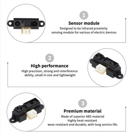 Infrared Proximity Distance Measurement Ranging Sensor Module 10-80cm ...