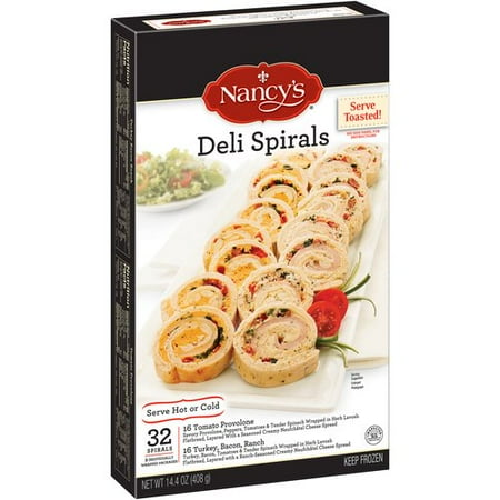Nancy's Deli Spirals Tomato Provolone and Turkey Bacon Ranch Variety ...