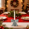 RXMEKW Holiday Candle Holders,Elegant Bow Shaped Christmas Tealight ...