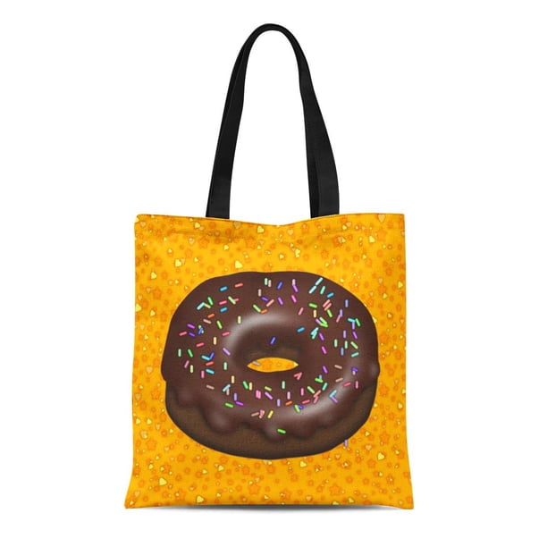 POGLIP Canvas Tote Bag Donut Tracy Doughnut Srf Home Girl Dining Bakery ...