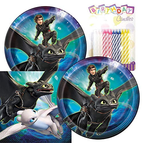 How to Train Your Dragon Themed Party Pack ? Includes Paper Plates ...