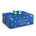 Hallmark Wrapping Paper (Birthday Boy Stars on Blue) - Walmart.com