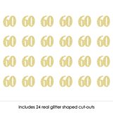 Big Dot of Happiness Gold Glitter 60 - No-Mess Real Gold Glitter Cut ...